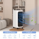 HOMCOM Portable Stand AC Unit, Indoor Room Air Cooler, Oscillating ...