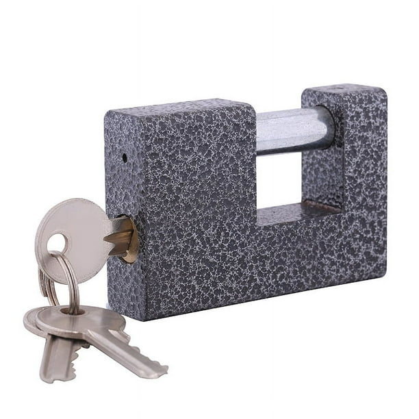 nipocaio Heavy Duty Outdoor Padlock with Keys - Large Hardened Solid ...