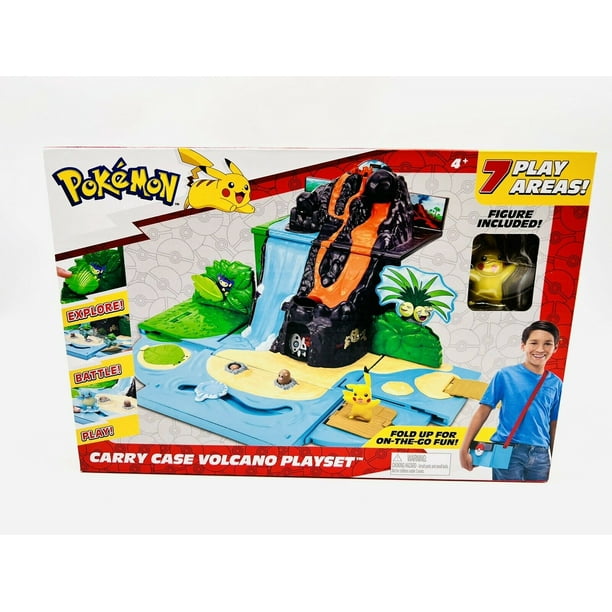 Pokemon - Playset (Pokemon Carry Case Volcano Playset) - Walmart.com