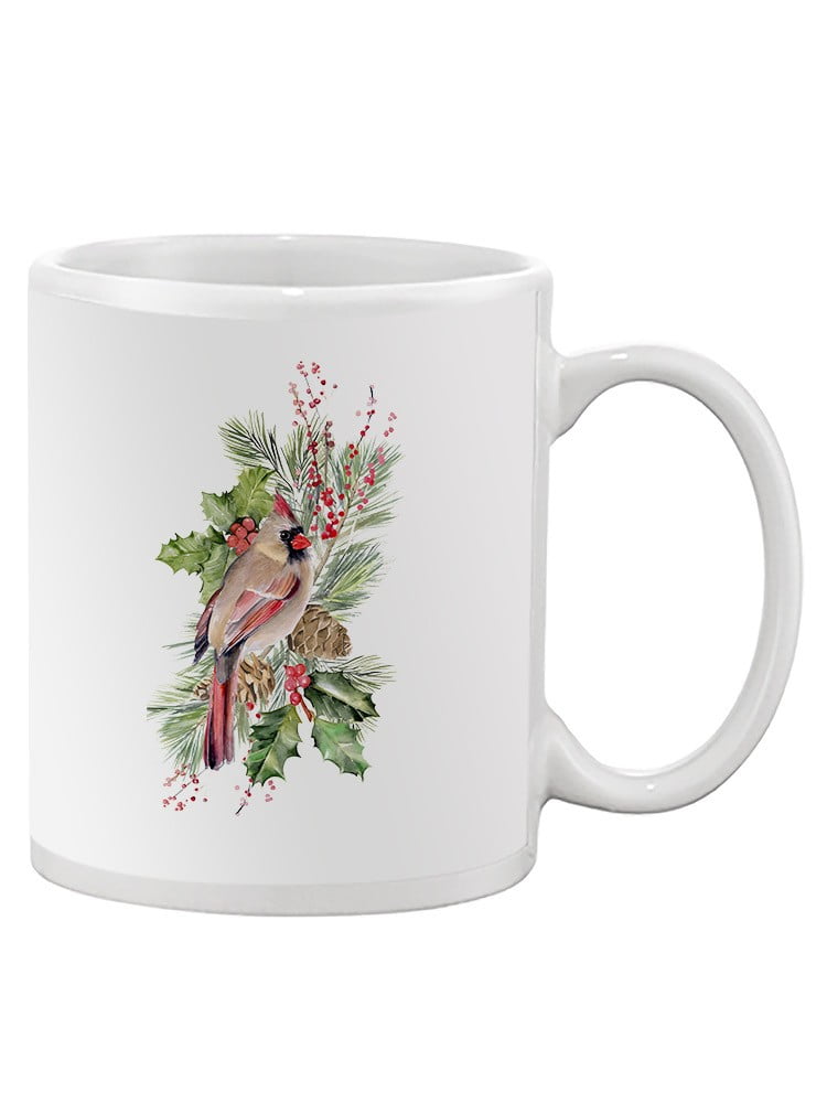 Cardinal Holly Christmas Mug - Jennifer Paxton Parker Designs ...