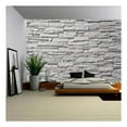 Wall26 100"x144" Gray Stone Peel and Stick Wallpaper Removable Wall ...