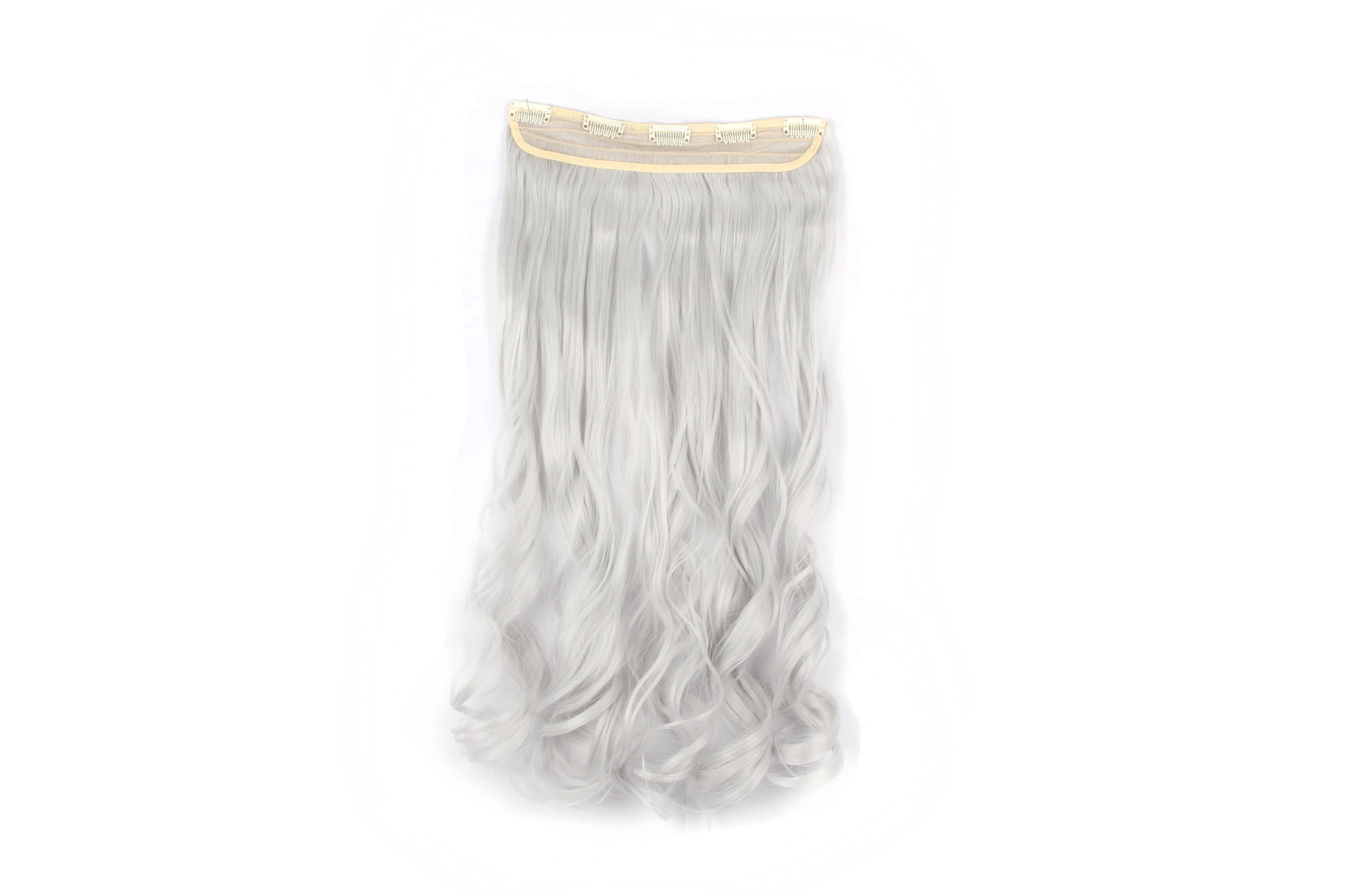 LELINTA Women 29" Long Curly 3/4 Full Head Clip in Synthetic Hair ...