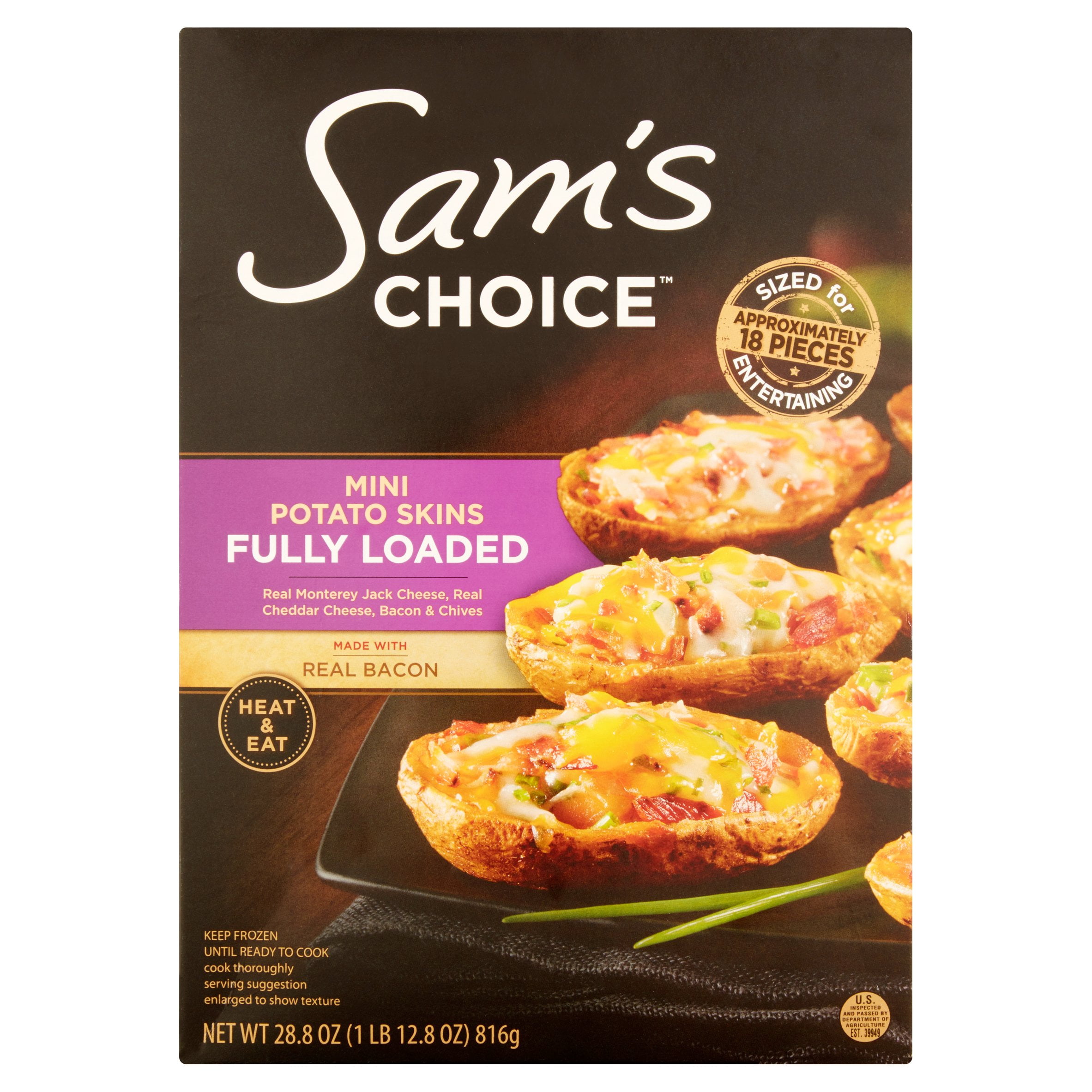 Sam's Choice Fully Loaded Mini Potato Skins, 28.8 oz – BrickSeek