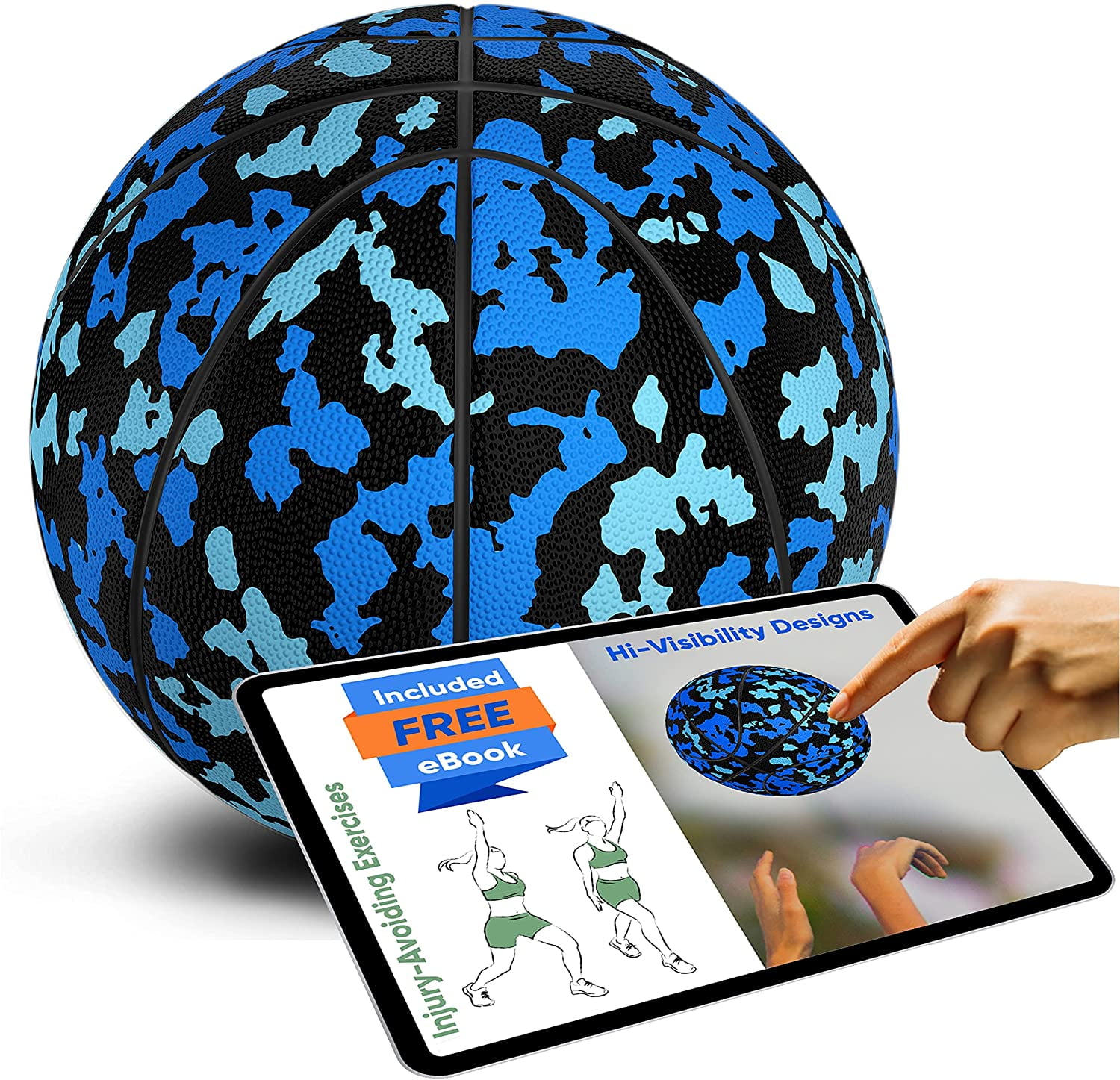 Millenti Street Wise Camo Basketball Ball Outdoor Indoor for Men, Women ...