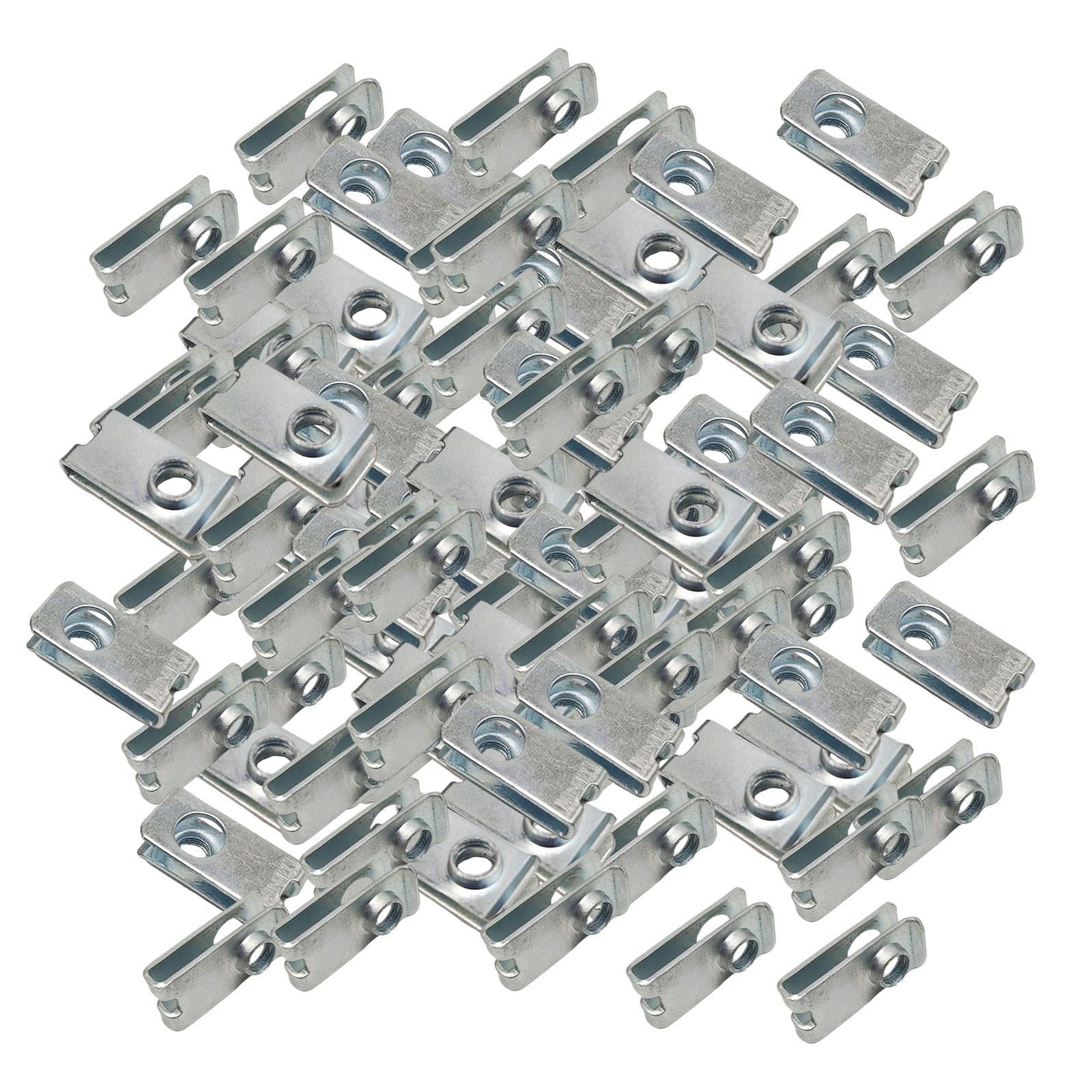 100 Uds tuercas en U Clip de carenado Universal M6 tuercas de Clip que ...