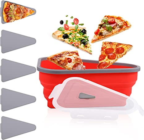Pizza Pack Storage Containers Expandable Collapsible, Silicone Pizza ...