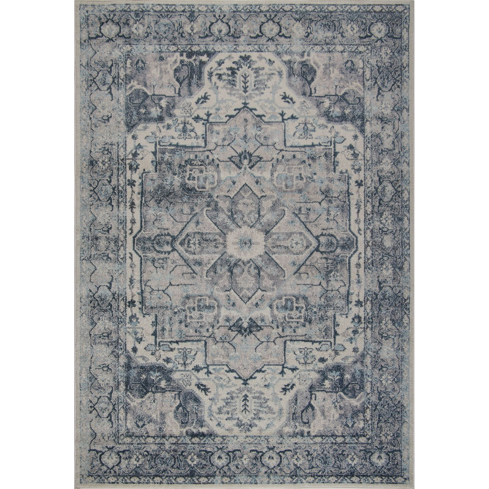 Click here for Ladole Rugs Atlantis Persian Bordered Blue And Gre... prices