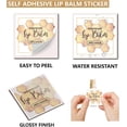 80Pcs 8 Styles Lip Balm Sticker Bees Self-Adhesive Homemade Lip Balm ...