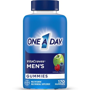 One A Day VitaCraves Adult (230 Count, Assorted Flavors) Multivitamin ...
