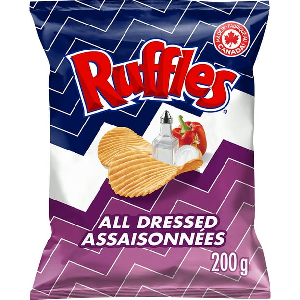 Ruffles All Dressed Flavoured Potato Chips, 200g - Walmart.ca