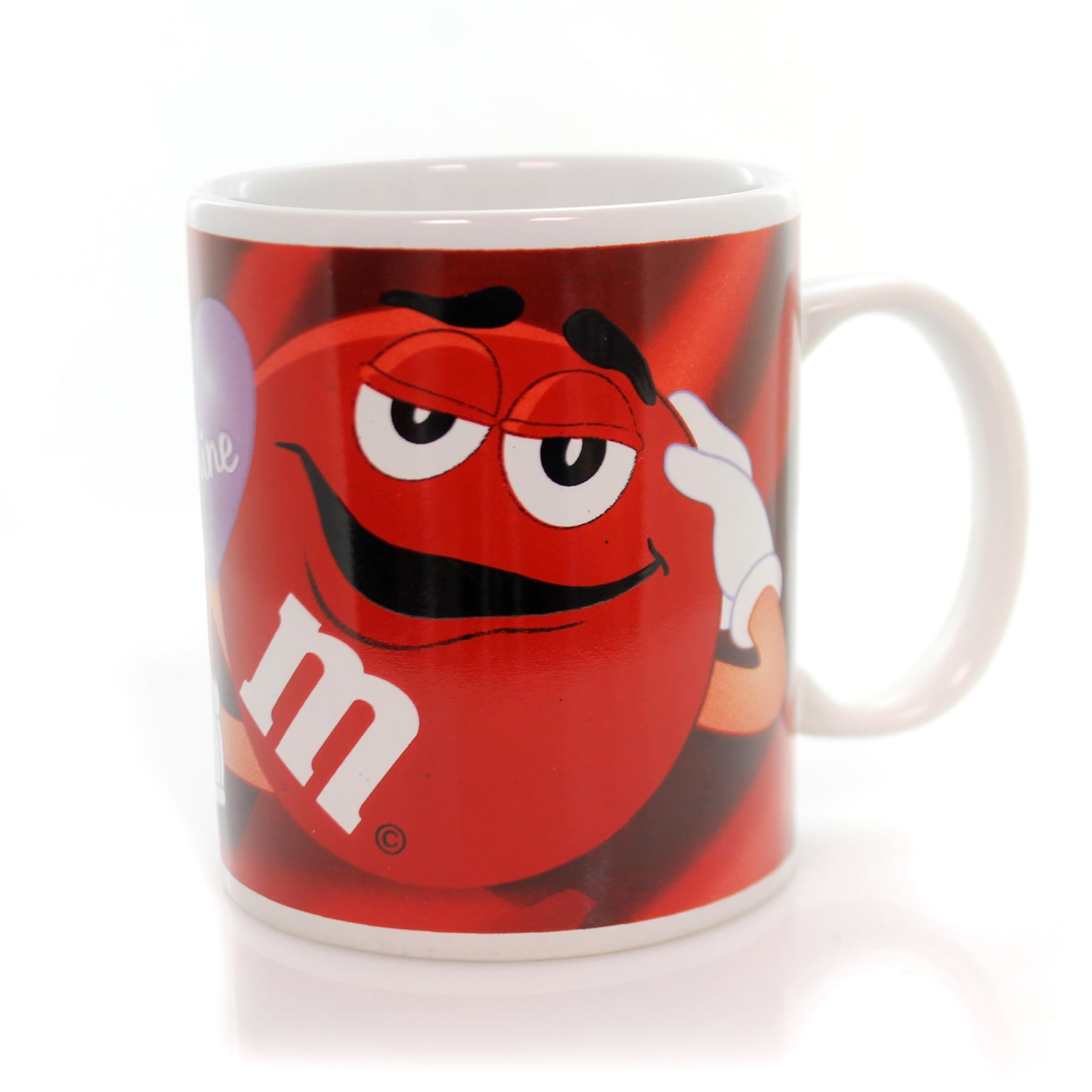 Licensed M & M BE MINE MUG Ceramic Mars Chocolates Valentines Red MMM13 ...
