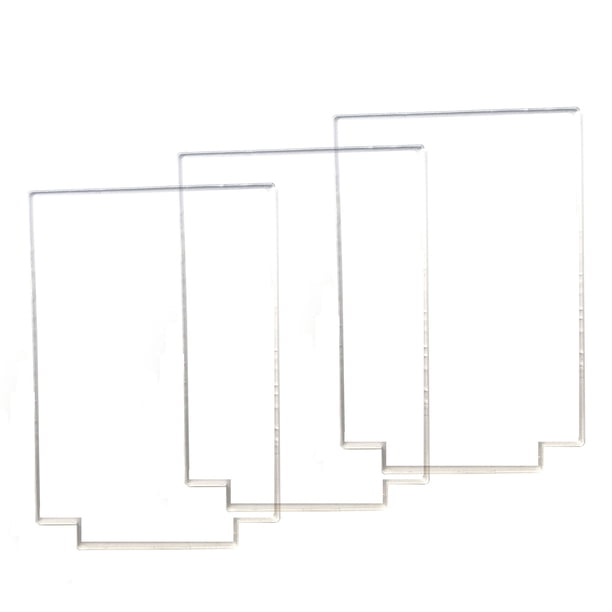 3D Blank Rectangle Acrylics for LED Lamp Base (Acrylic Only. Base Not ...