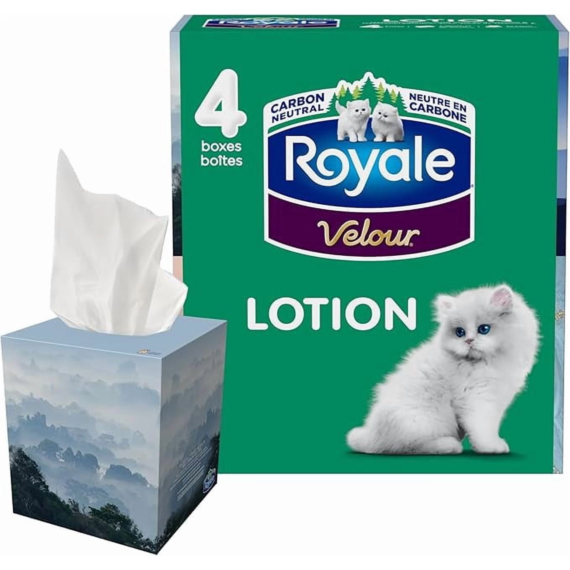 Click here for Royale Velour Lotion 3 Ply Facial Tissue  4 Cube B... prices