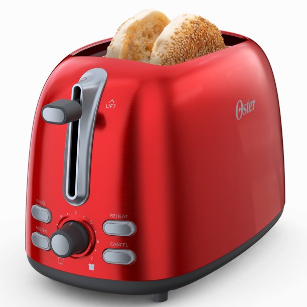 Oster 2-Slice Toaster, Candy Apple Red - Walmart.com
