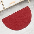 16x24in Semi Circle Entrance Floor Rug for Outdoor and Indoor Use ...