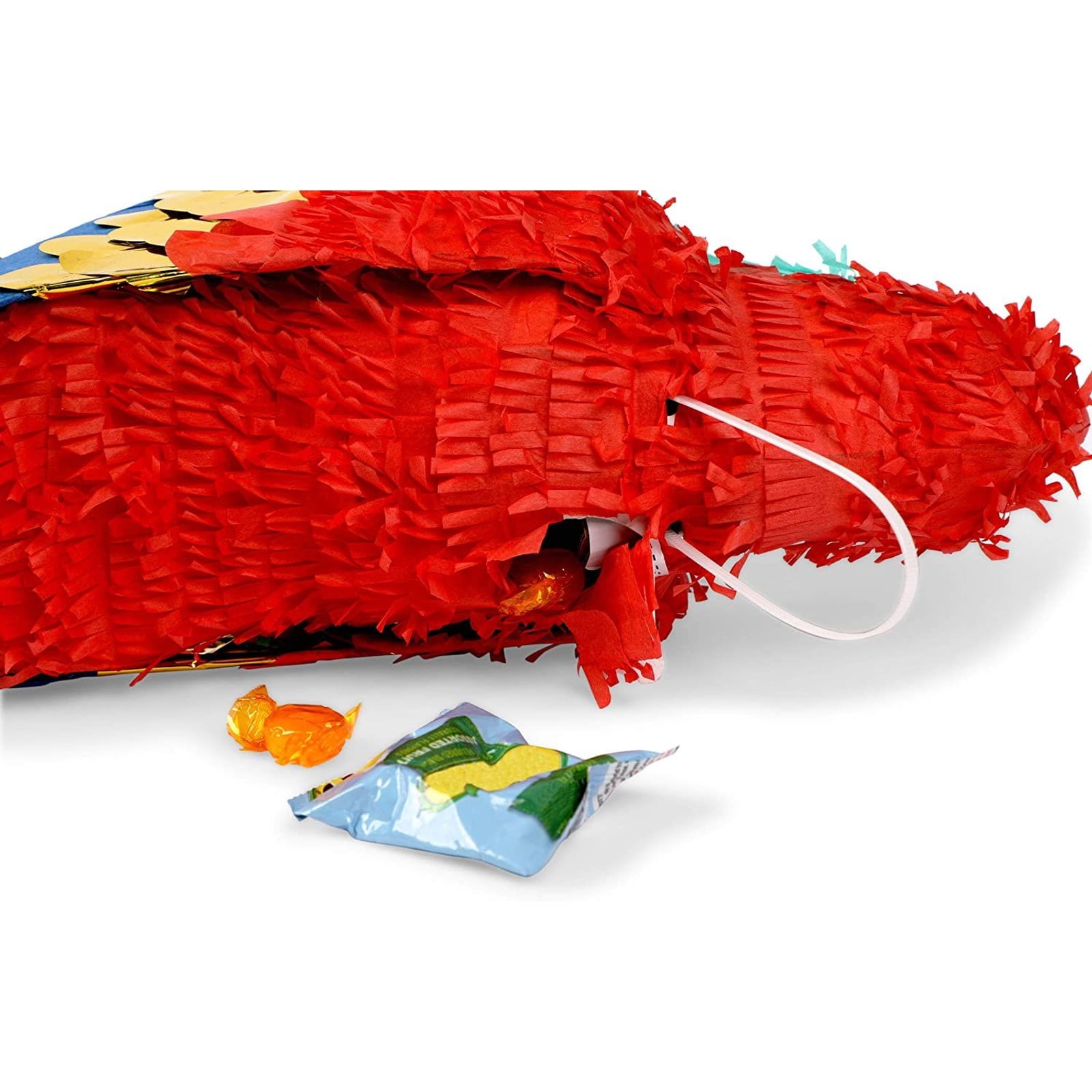Small Parrot Bird Pinata for Kids Pirate Birthday, Tropical Hawaiian ...