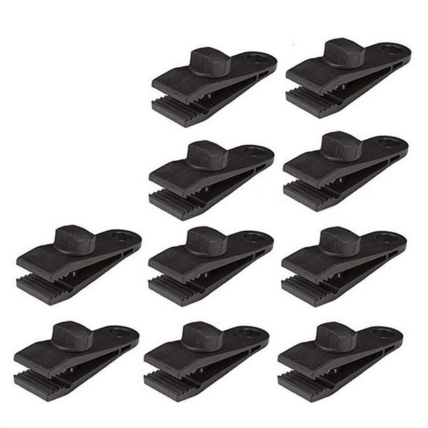 Heavy Duty Lock Grip Clamps Thumb Screw Tent Clip Secures Tarps Awning ...