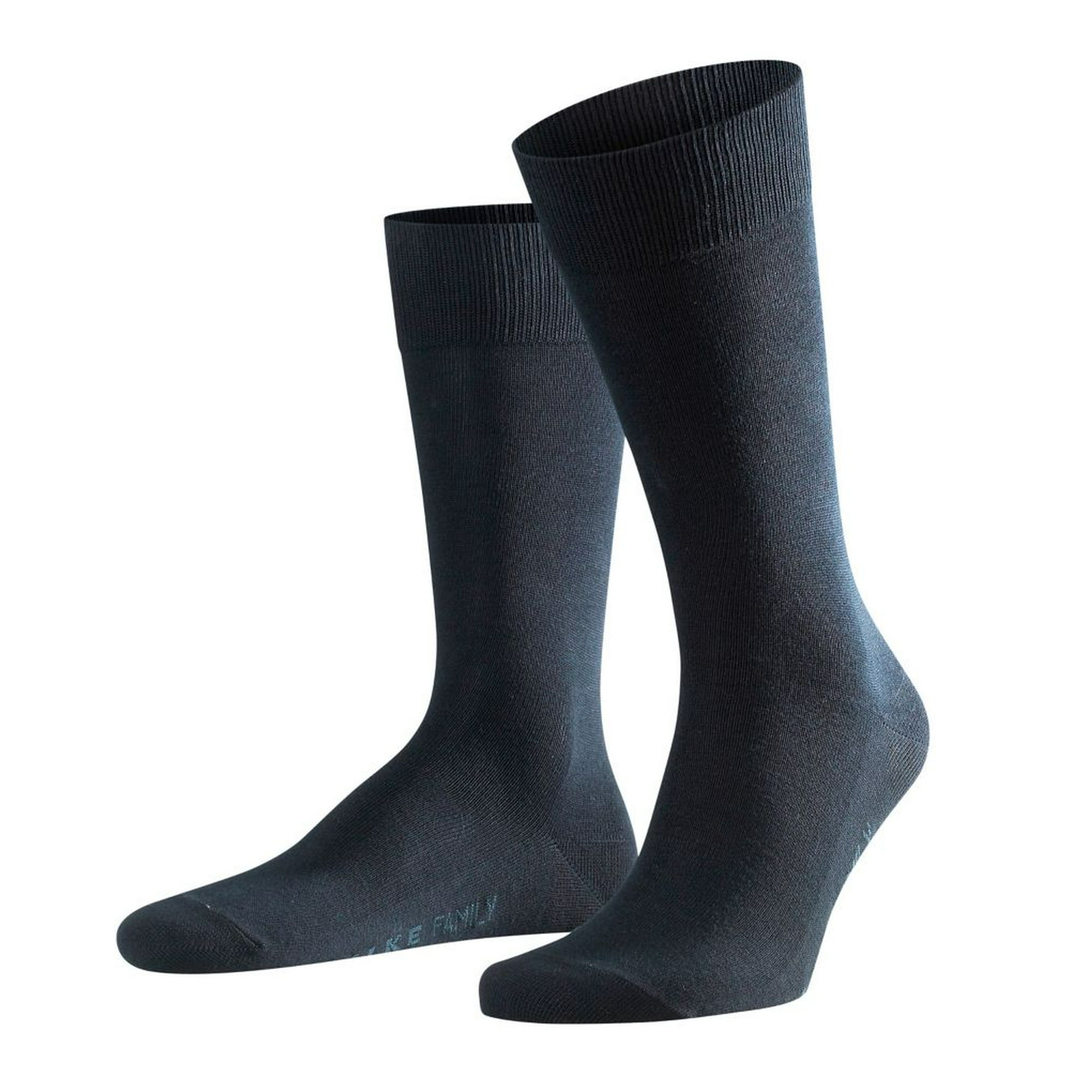 Click here for Mens Falke 14645 Family Cotton Blend Sock (Dark Na... prices