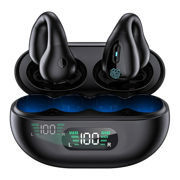 Open Ear Bluetooth Headphones Wireless Clip-on Earbuds for iPhone ...