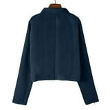 YanHoo 2023 Clearance Womens Leather Jacket 2023 Faux Suede Biker Bomber Jackets Fall Zip Up Pu ...