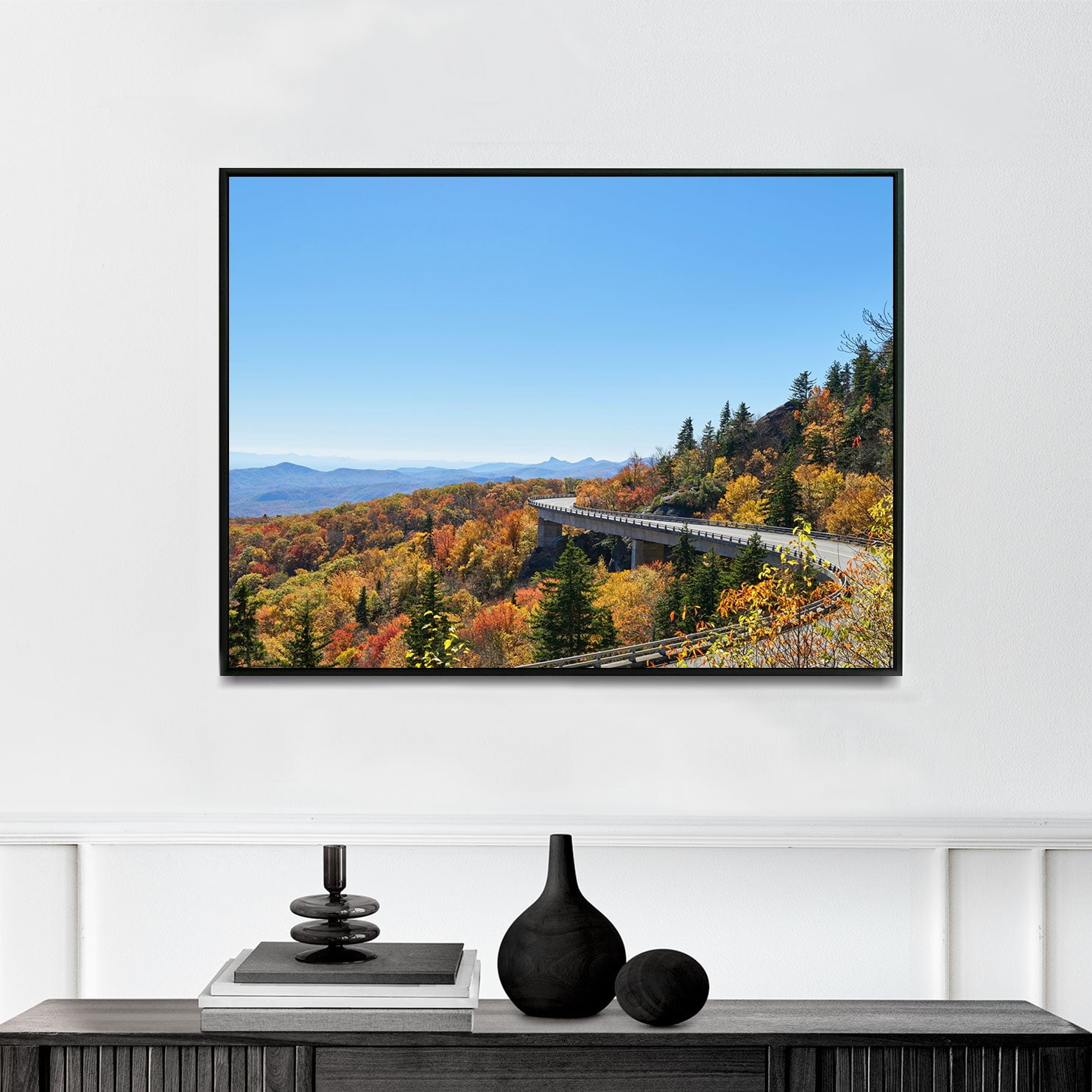 The Linn Cove Viaduct, a 1243-ft. Concrete Segmental Bridge on the Blue ...