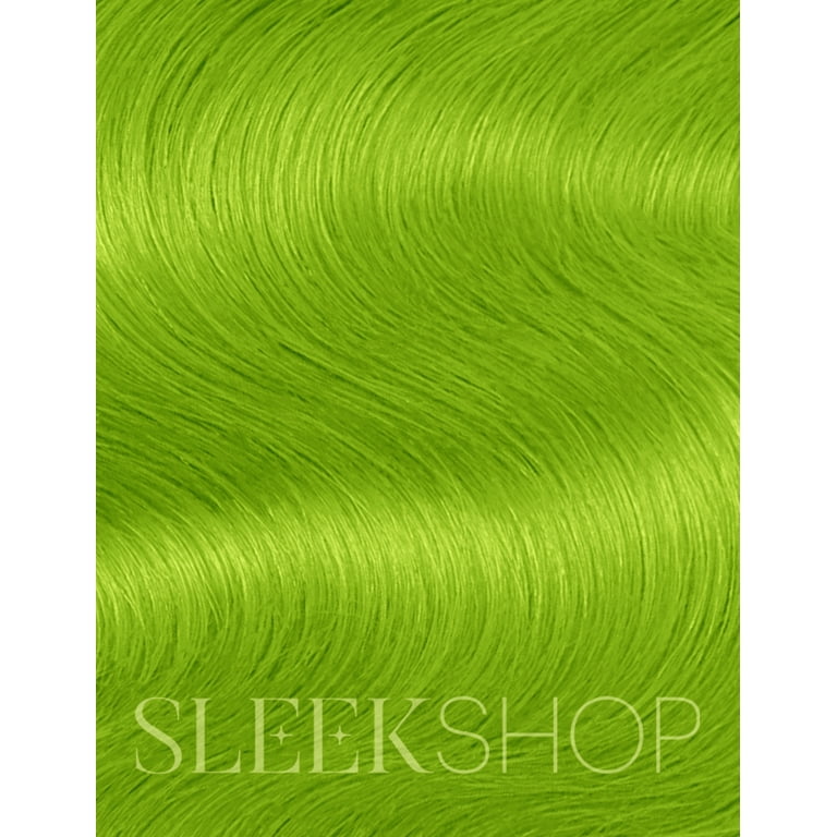 Green Hair Color Chart
