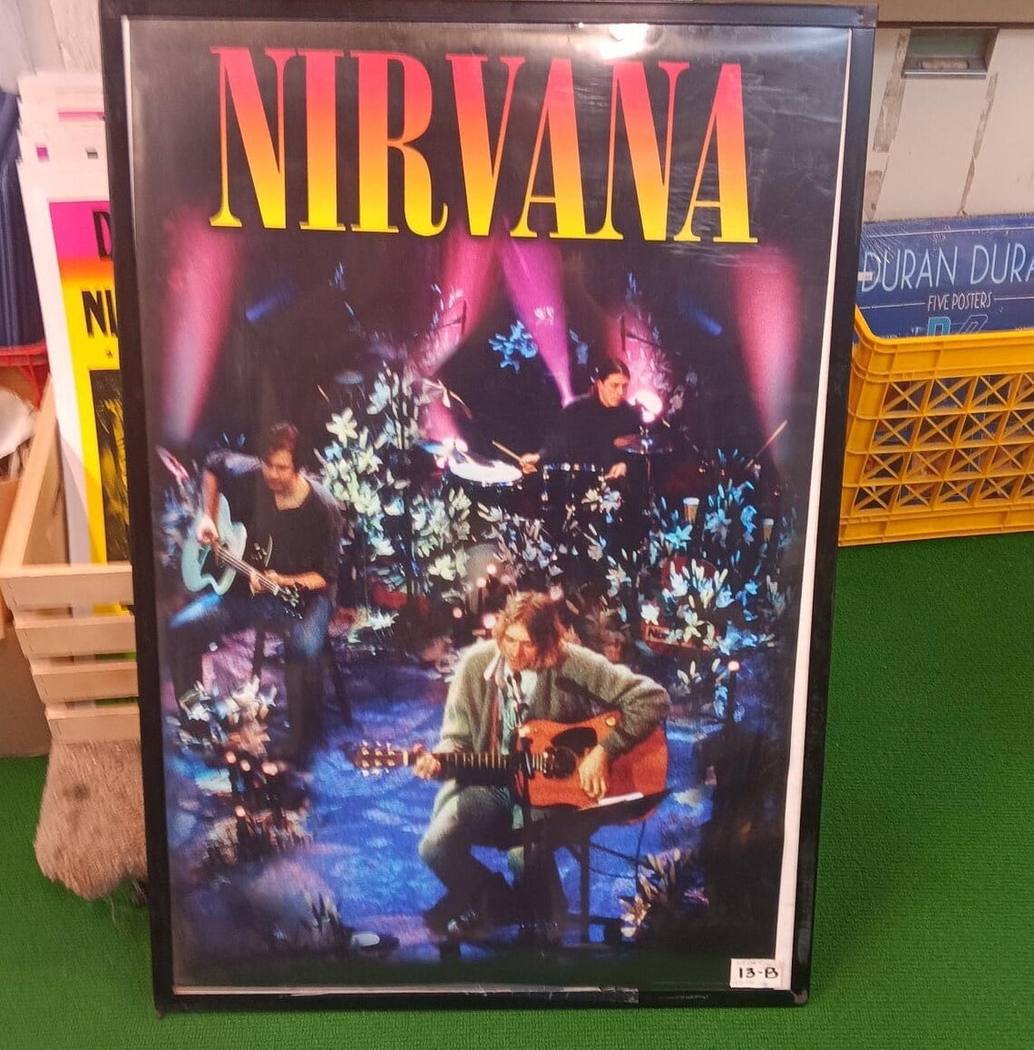 CARTEL DE NIRVANA 2024 Kurt Cobain Arte raro Futuro Coleccionable Sin marco Nuevo Sellado ...
