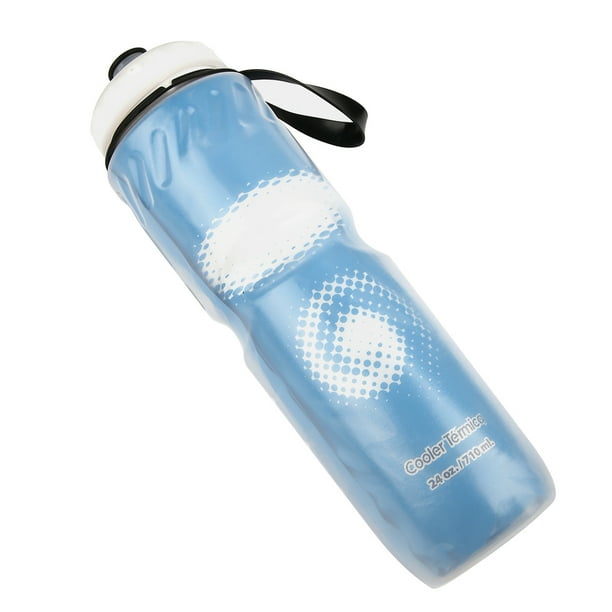 ML Water Bottle,710ML Outdoor Dual Layer Water Bottle Cycling Water Bottle Rapid Response ...