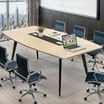 Dextrus 8FT Conference Table, 94.5"L Large Meeting Table with Rectangle ...