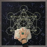 Metatrone's Cub Crystal Grid Altar Cloth Tapestry Tablecloth Ritual ...