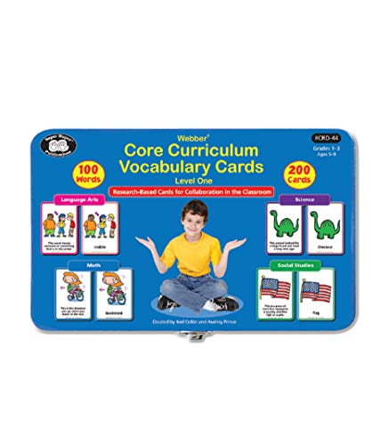 Super Duper Publications Core Curriculum Vocabulary Flash Cards Level ...