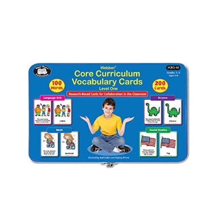 Super Duper Publications Core Curriculum Vocabulary Flash Cards Level ...