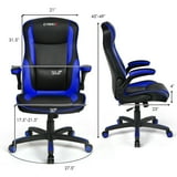 Gymax Racing Style Office Chair Ergonomic Adjustable Computer Chair w ...