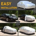 Liwarace Full Car Cover Outdoor Waterproof All Weather Protection Snow ...