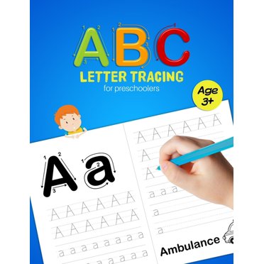 FUN! book : ABC 123 - Writing practice and coloring - Trace letters and ...