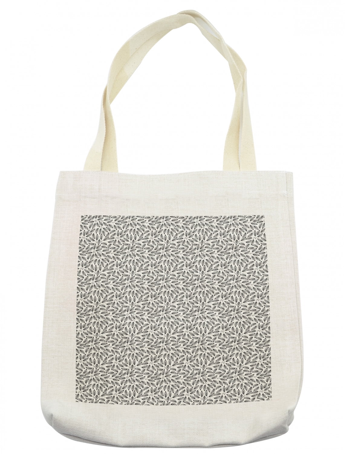 Leaf Tote Bag, Continuous Ornamental Simplistic Fall Foliage Items ...