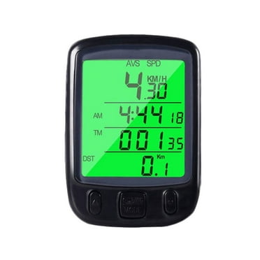 Waterproof Bicycle Wired Speedometer Bike LCD Computer Speed Odometer ...