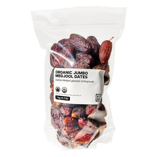 Organic jumbo Medjool dates - 1 kg (2.2lb) - Walmart.ca