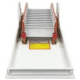 Telescopic Folding Ladder Hidden Orange Carbon Steel 12 Floors 3M Home ...