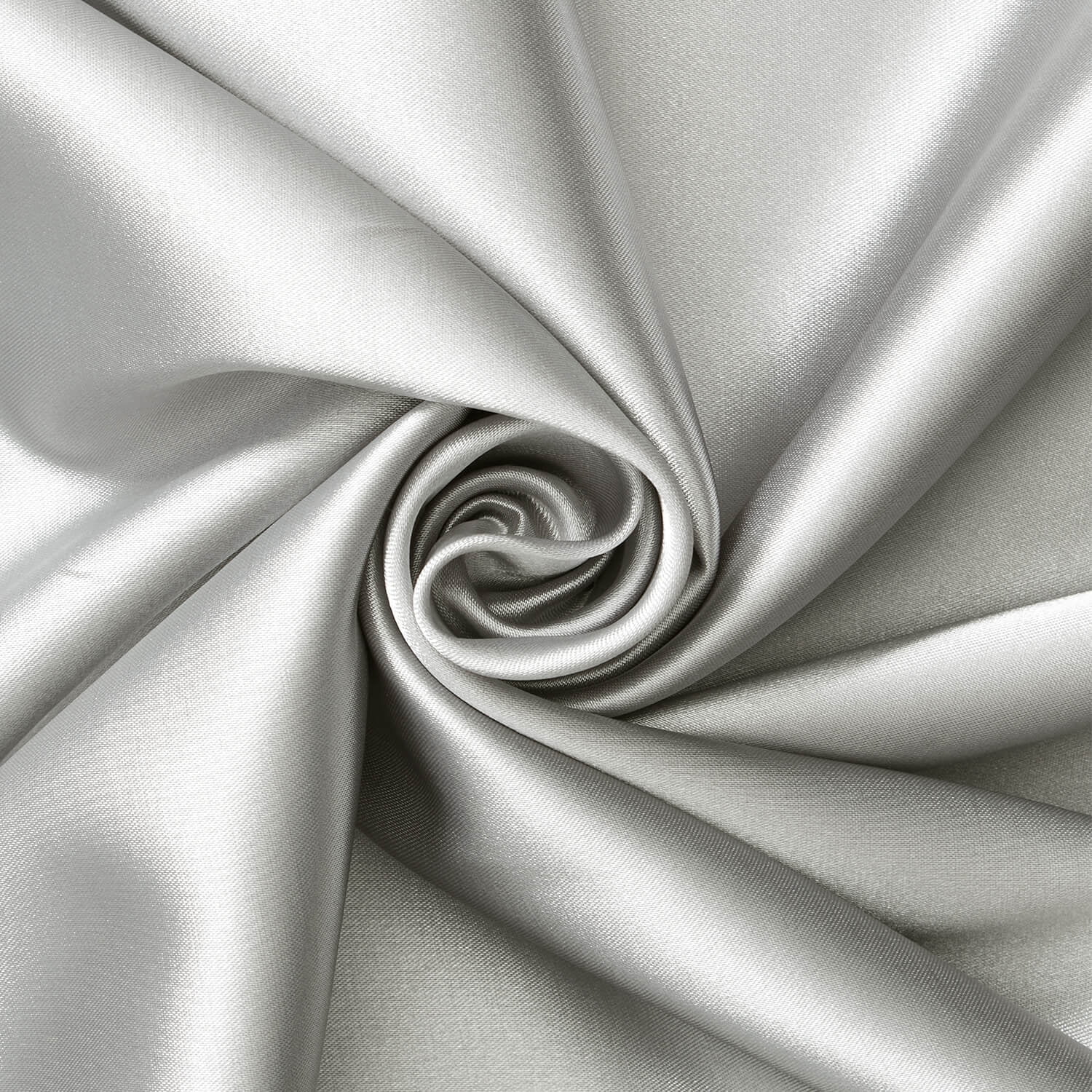 Silver Satin Fabric
