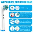 Genkent 20 Pcs Replacement Professional Electric Toothbrush Heads Brush ...