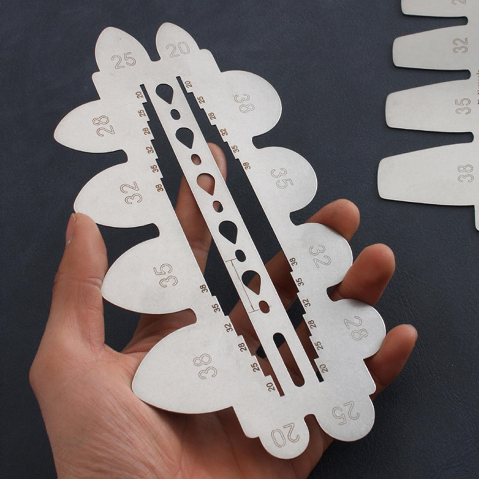 Leather Belt Positioning Ruler Cutting Sturdy Auxiliary Punch Durable ...