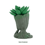 Marvel Groot Ceramic Planter Pot Head with Faux Succulent and Pen ...