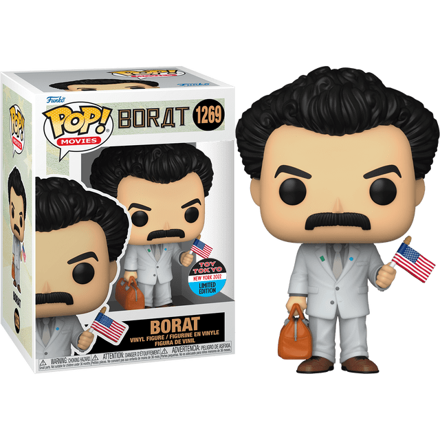 Funko POP! Movies Borat with Bag and Flag #1269 Toy Tokyo Limited ...