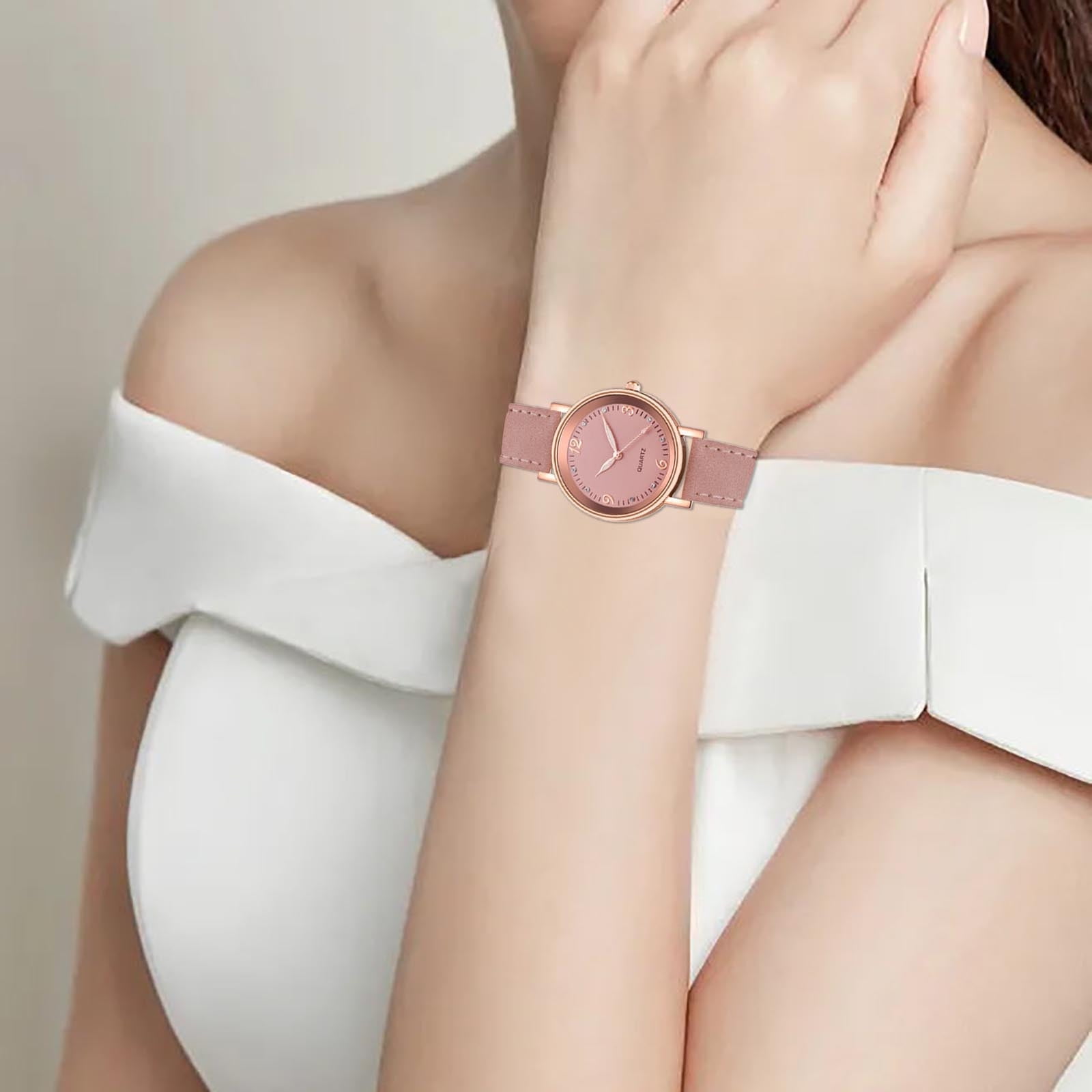 Vivavault Fashion Sport Analog Wrist Watch For Women With Stainless Steel Band And Precise Quartz Movement One Size