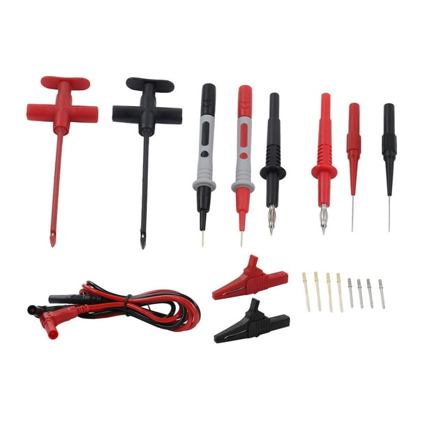 Clip Testing Cable, 30VAC-60VDC Flexible Brass + PVC + PA Multimeter ...