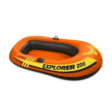 Intex Inflatable Explorer Pro 400 Four-Person Boat with Oars and Pump ...