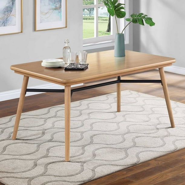 Better Homes & Gardens Springwood Dining Table, Light Honey - Walmart.com