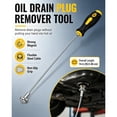 14-Inch Magnetic Oil Drain Plug Remover Tool 2026 Flexible Anti-Scald ...
