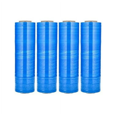 Heavy Duty 18" x 1500' 80 Gauge 8 Rolls Pallet Wrap Stretch Film Hand Shrink Wrap 1500FT for ...
